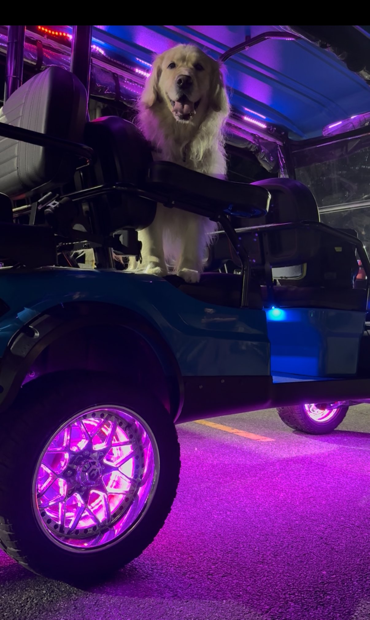 Golf Cart Wheel Lights | Fully Waterproof IP68 + Bolt-On Fit